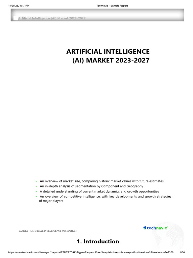 AI Market Trends 2023-2027 Overview | PDF | Computers