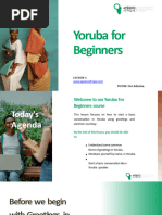 Yoruba Alphabet with Word Examples | PDF
