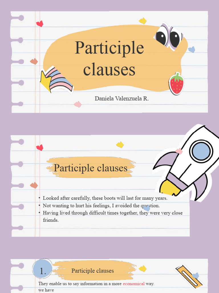 Participle Clauses | PDF