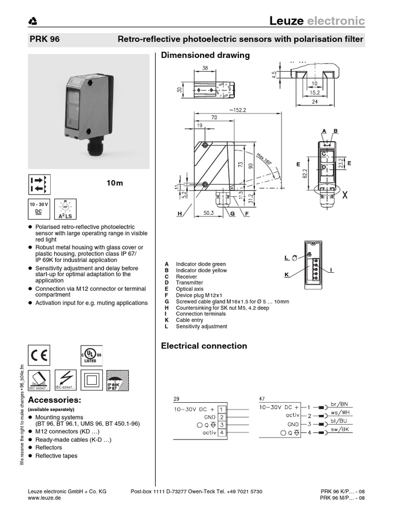 Leuze: Electronic | Download Free PDF | Electrical Connector | Electrical Engineering