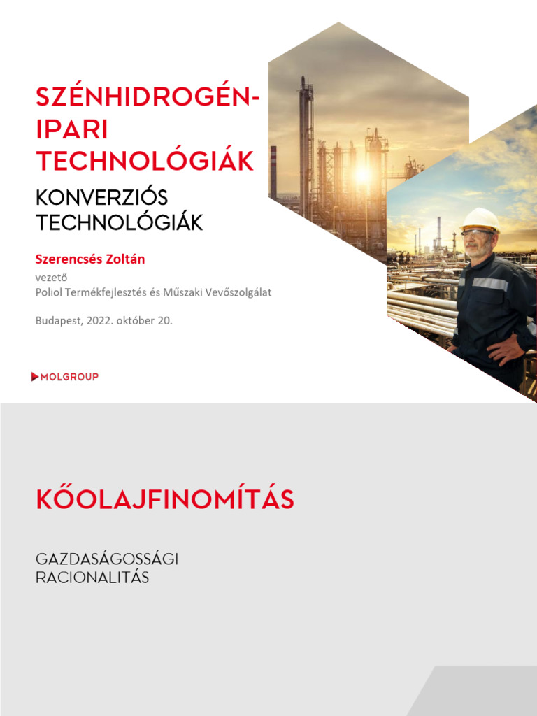 2022 SZHT - 7 Konverziós Technológiák 2022-10-20 SZZ | PDF