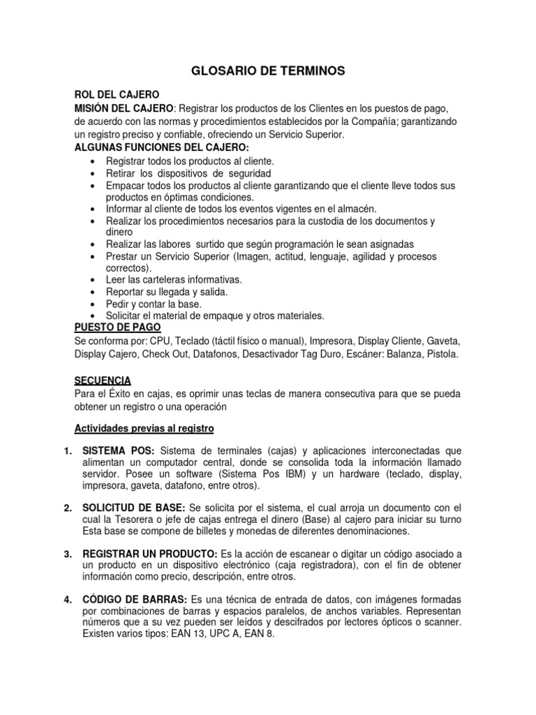 Glosario Cajas Dic 23 | PDF