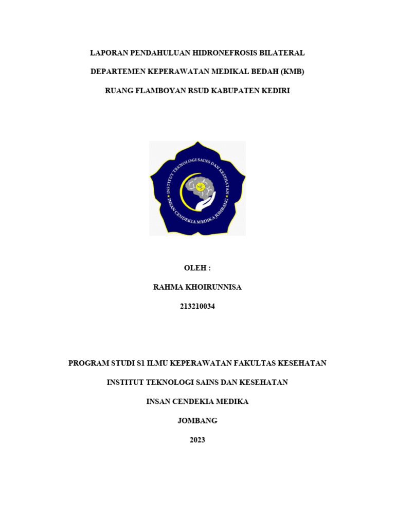 LP KMB Hidronefrosis Bilateral | PDF