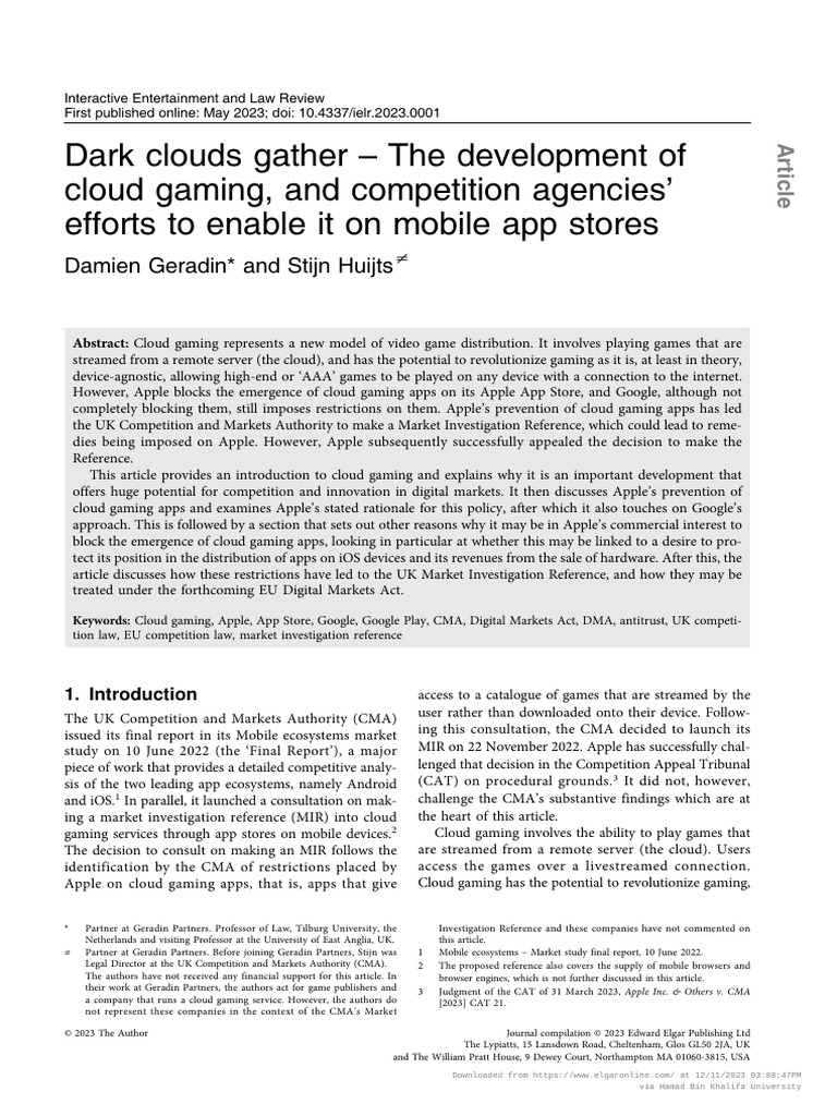 Ielr Article p3 | PDF | Mobile App | Cloud Computing