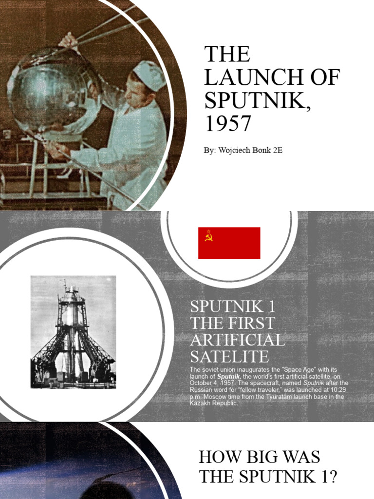 The Launch of Sputnik, 1957 | PDF | Sputnik 1 | Space Race