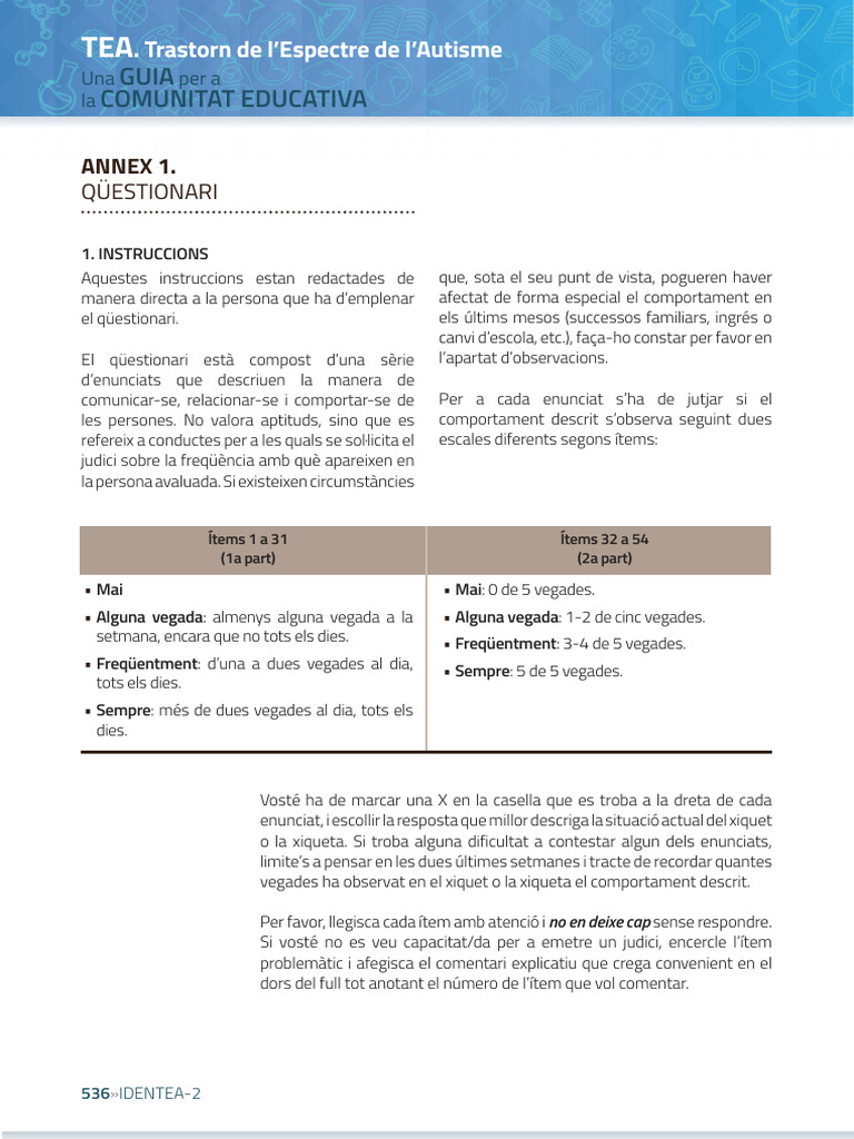 TEA Guia Comu Educativa | PDF