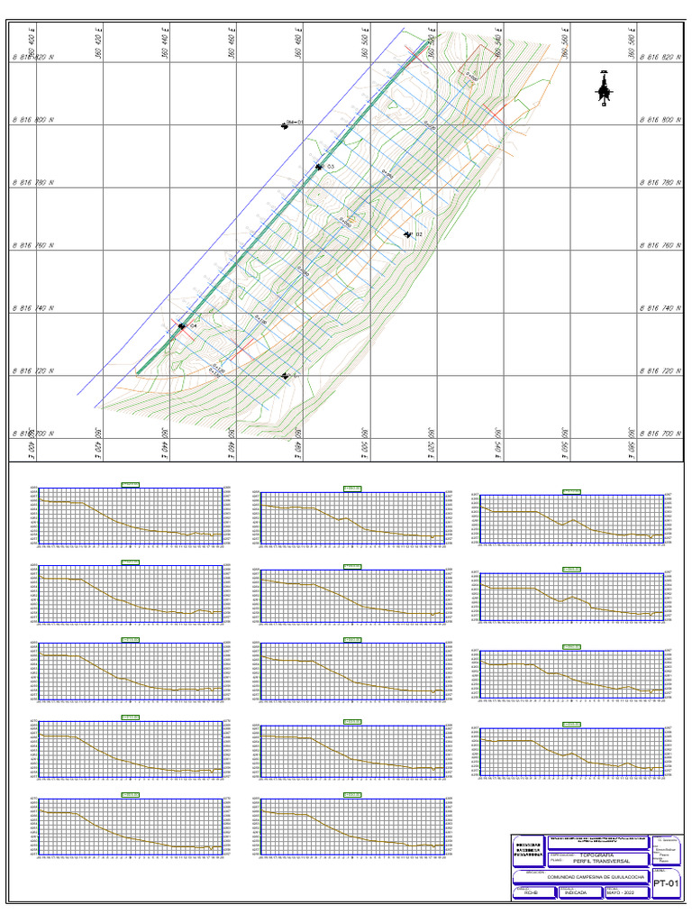 PL - Perfil Transversal Quiulacocha-Pt-1 | PDF