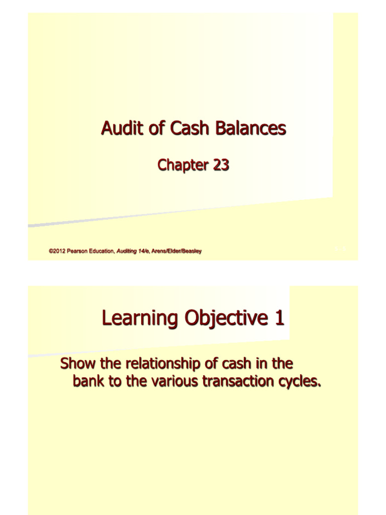 Arens14e ch23 PPT Ge | PDF | Business | Finance & Money Management