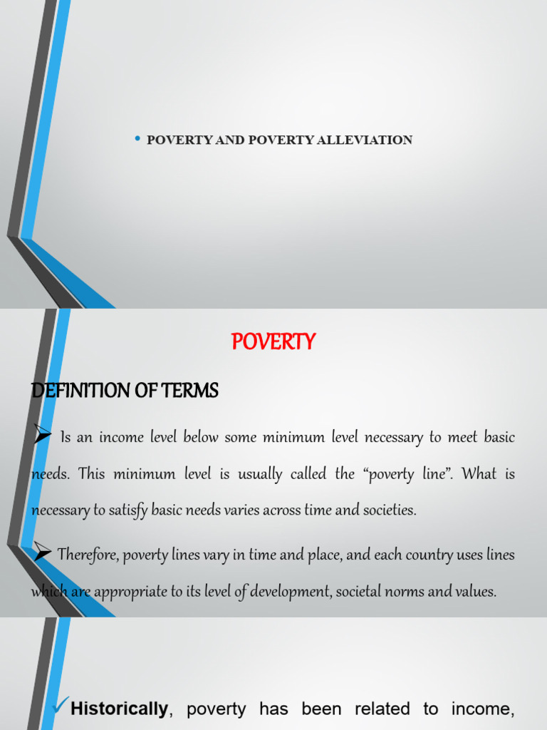 Poverty 1 | PDF | Poverty | Poverty & Homelessness
