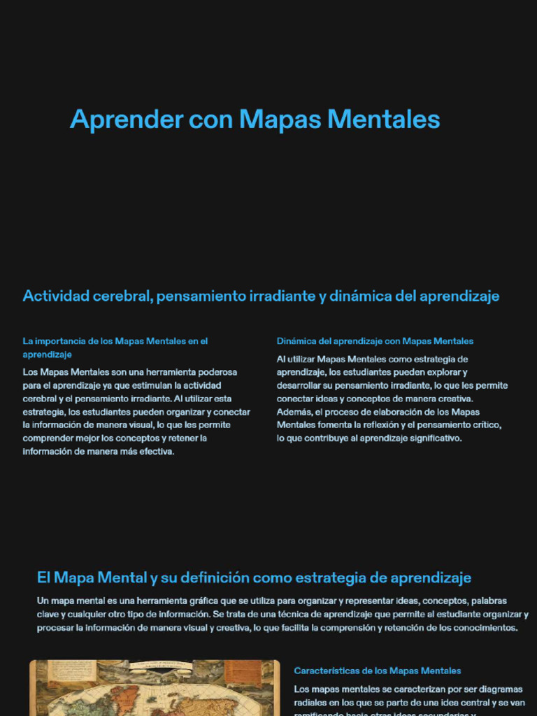 Aprender Con Mapas Mentales | PDF