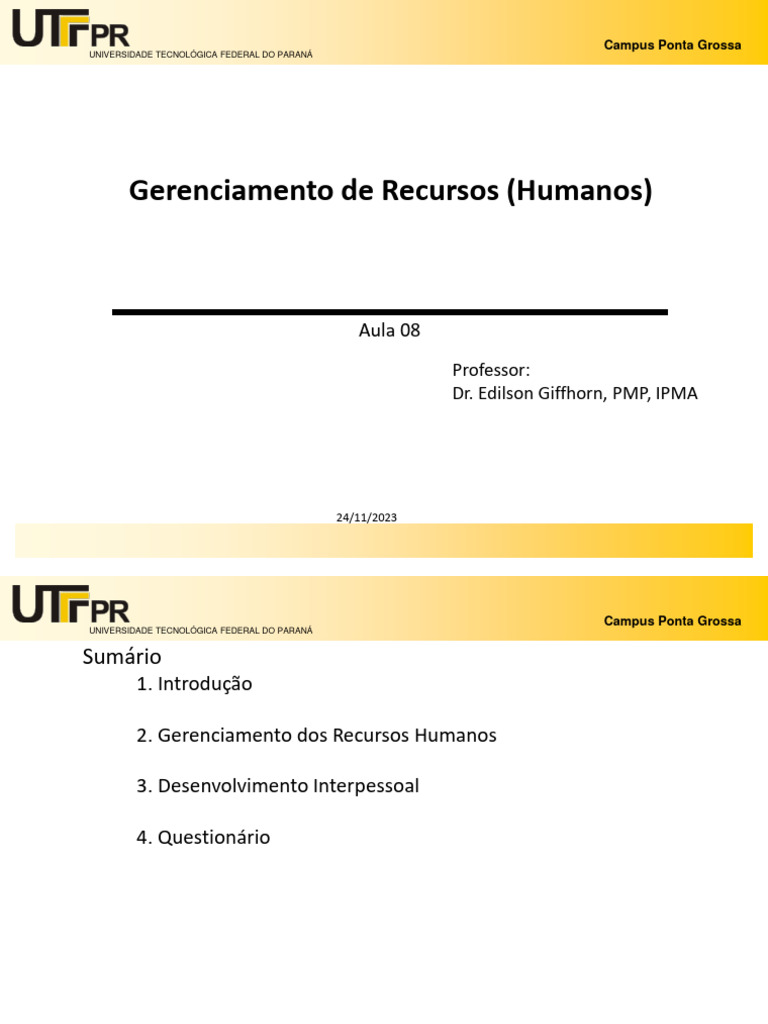 Aula 8 | PDF