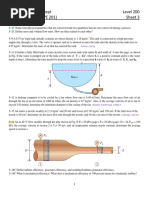 Fluid Statics - Problems and Solutions - Solved Problems in Basic Physics | PDF | Density | Buoyancy