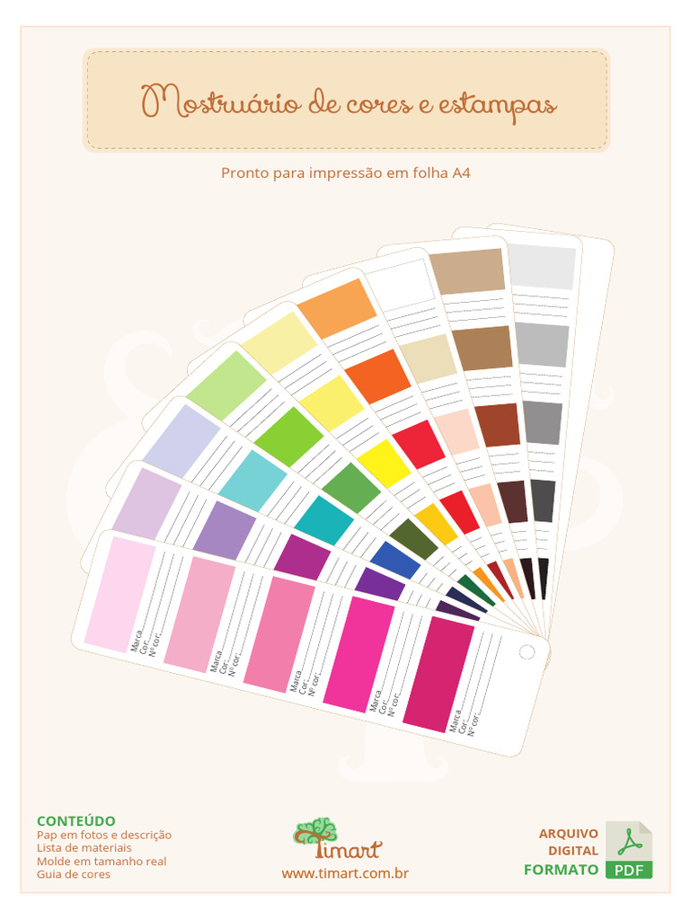 Mostruario de Cores e Estampas | PDF