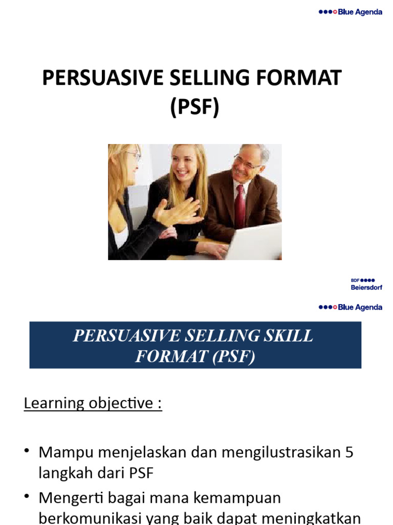 PSF-Persuasive Selling Format | PDF