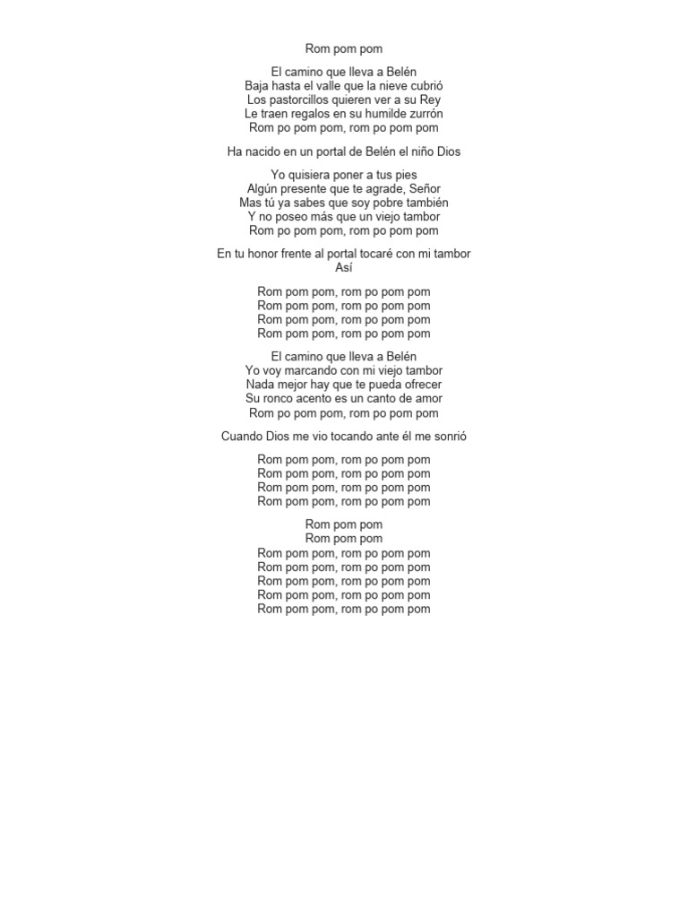 Rom pom pom | PDF