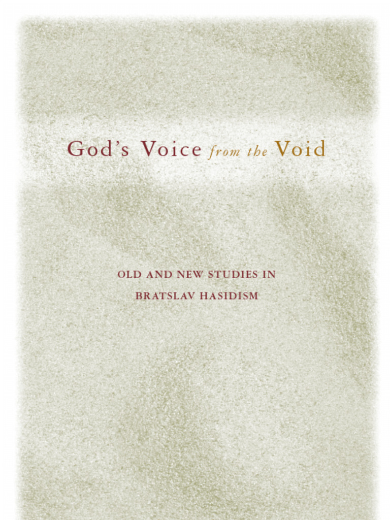 Shaul Magid - God's Voice From The Void - Old and New Studies in ...