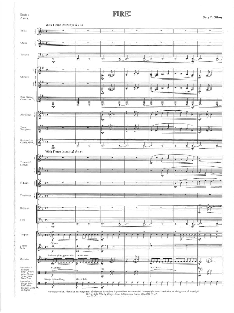 Fire! Score | PDF