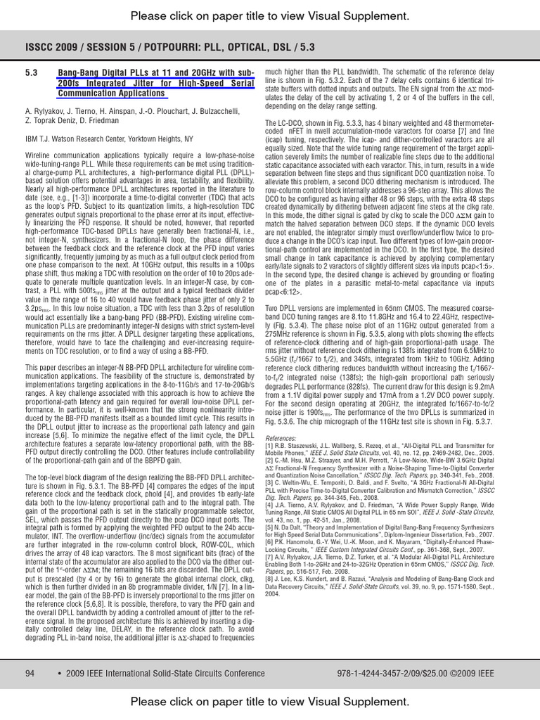 Ibm Pllserdes | PDF | Computing | Computer Engineering