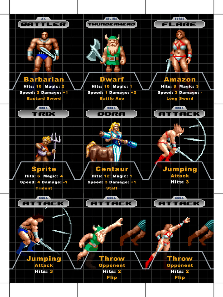 Golden Axe Card Game | PDF