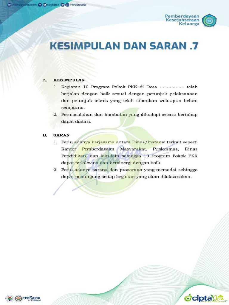 Kesimpulan Dan Saran | PDF