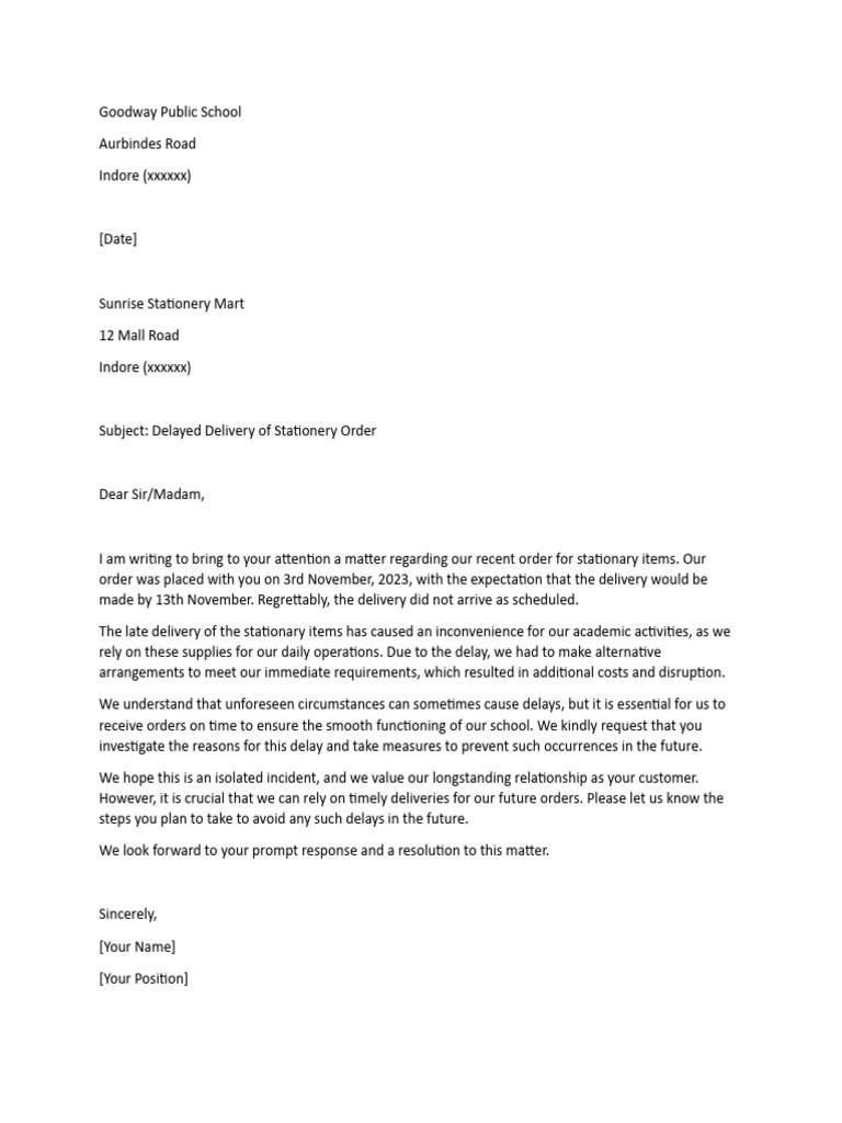 Returning Letter | PDF