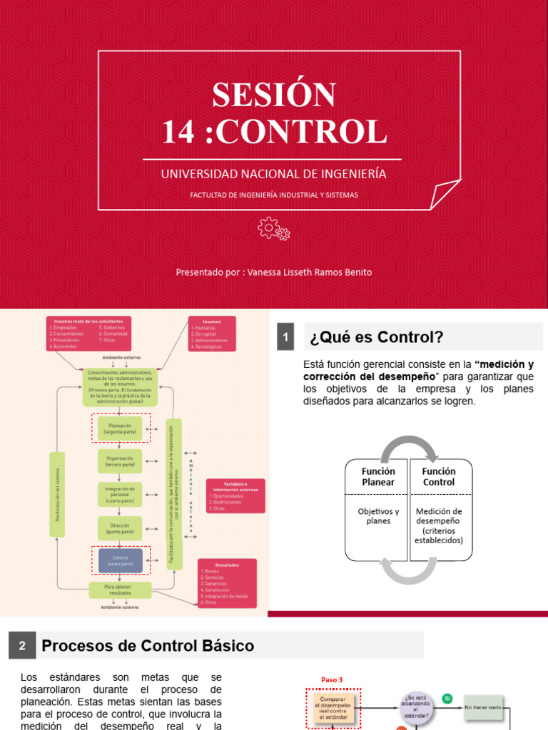 Tema Semana 15 Control - Administracion Gerencial 2023 Bb | PDF