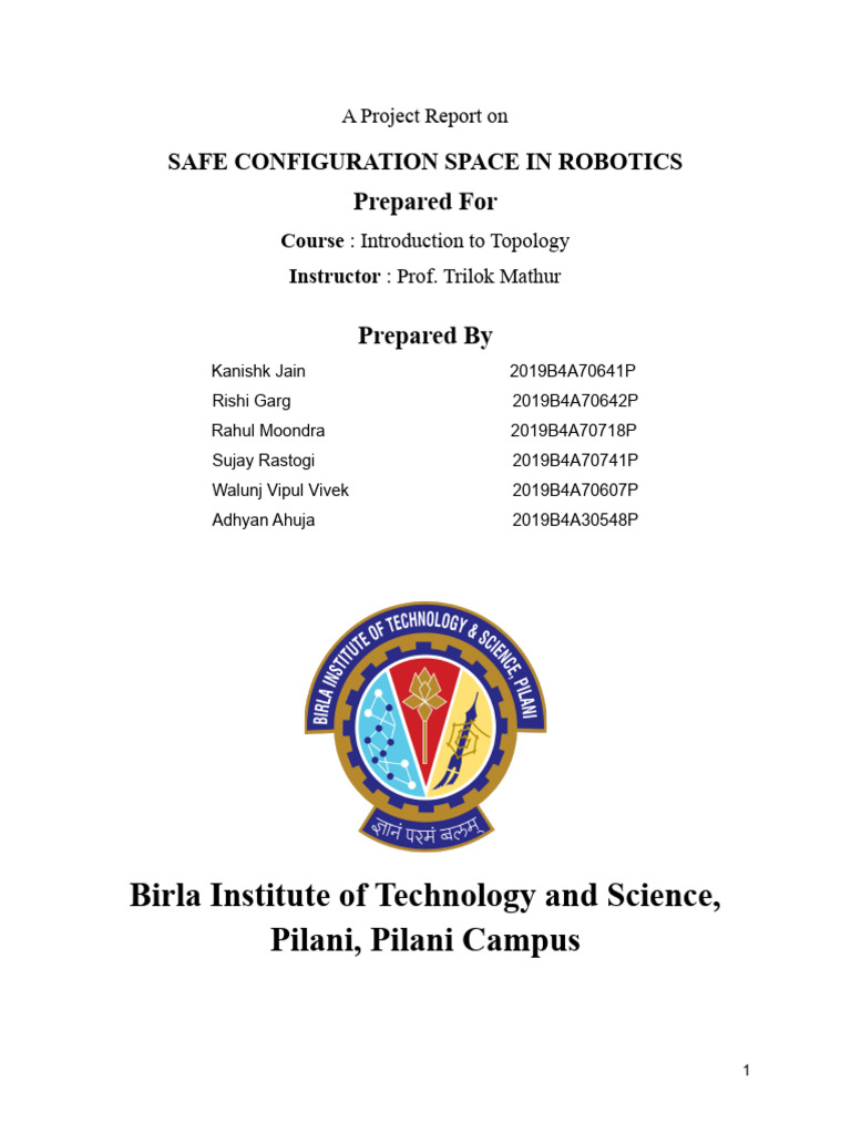 Topology Project Report (2021-22) | PDF | Computers | Technology & Engineering