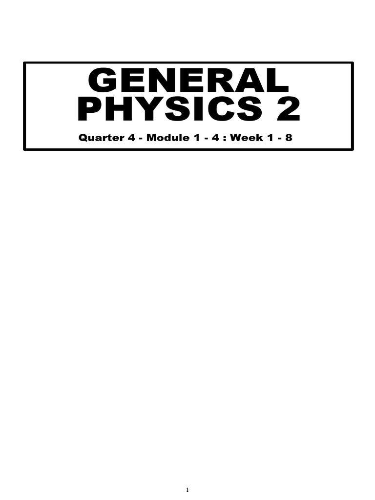 Gen Physics q4 | PDF