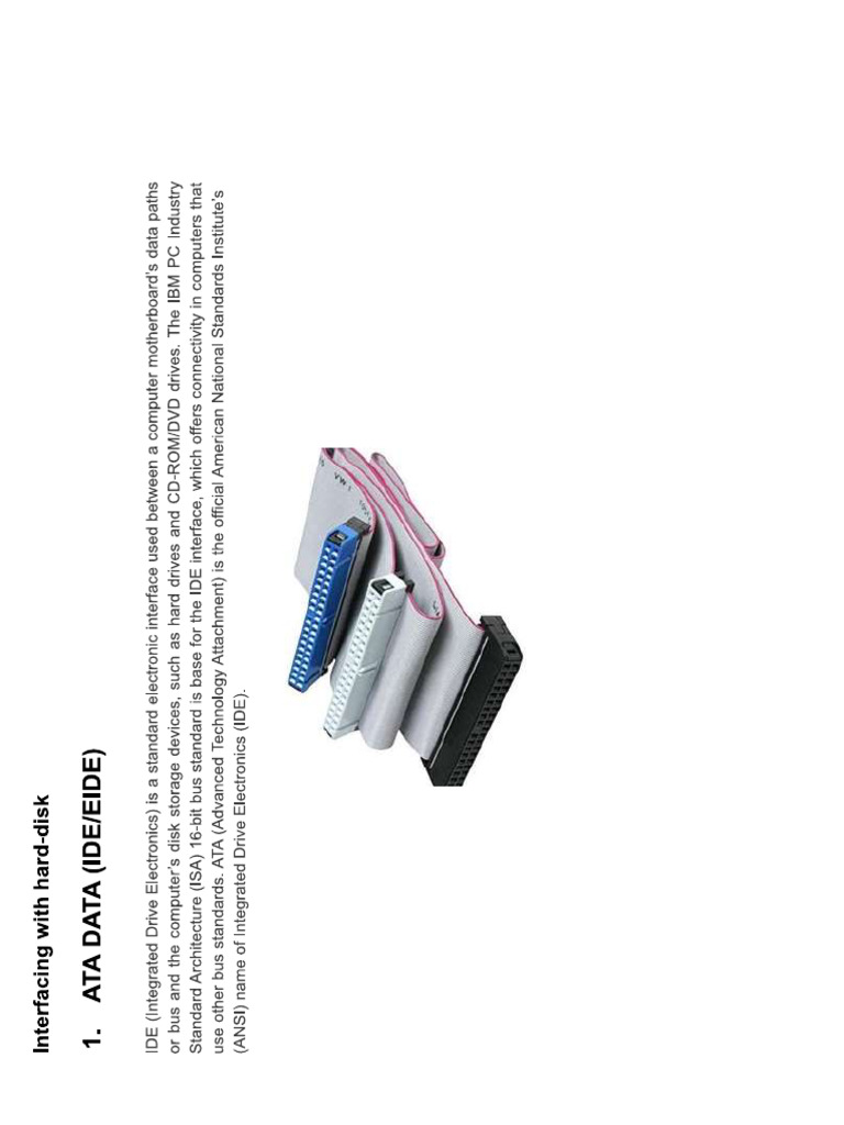 Interfacing With HDD and Printer | PDF