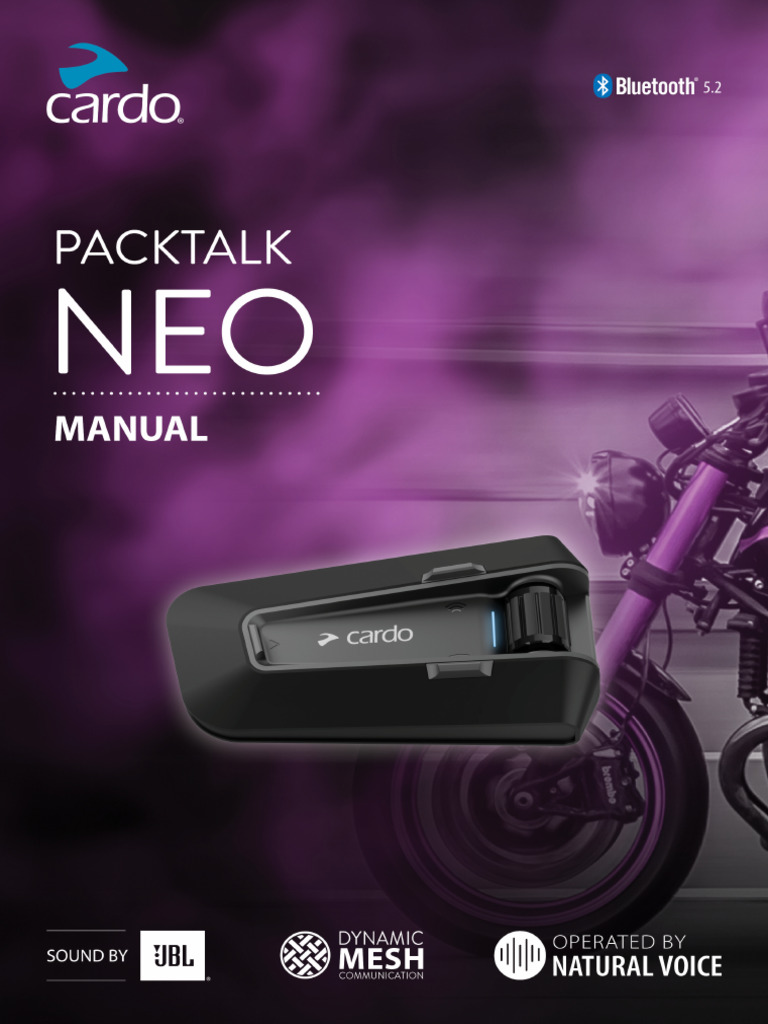 Cardo Packtalk Neo Single | PDF