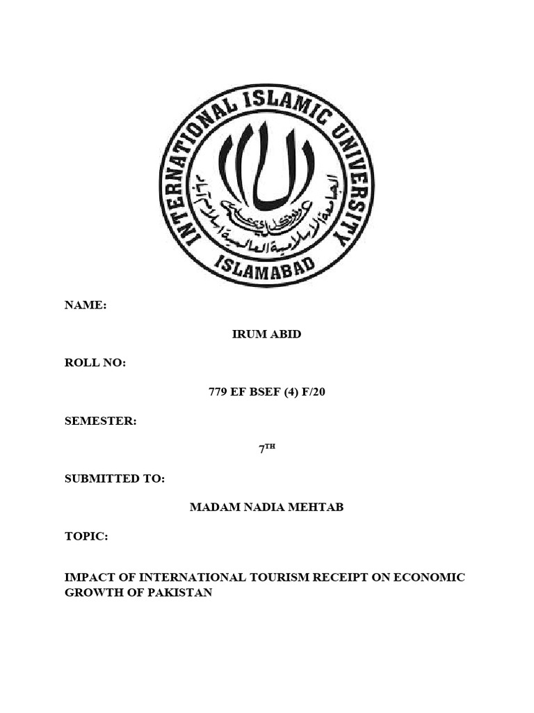 Sarmad Final Itr | PDF | Coefficient Of Determination | Economic Growth