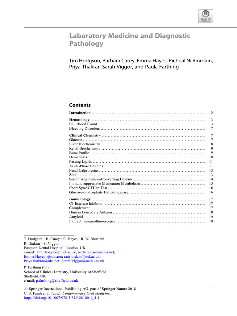 Laboratory Medicine and Diagnostic Patho | PDF | Anemia | Coagulation