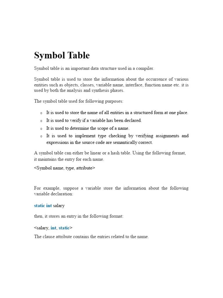 Unit4compiler Design Pdf Scope Computer Science Variable Computer Science