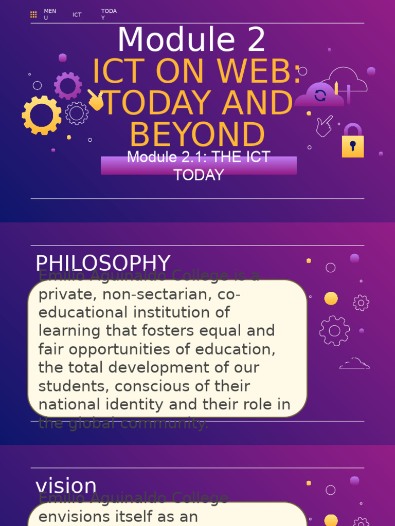 Ict Web Today The World and Beyond | PDF | World Wide Web | Internet & Web