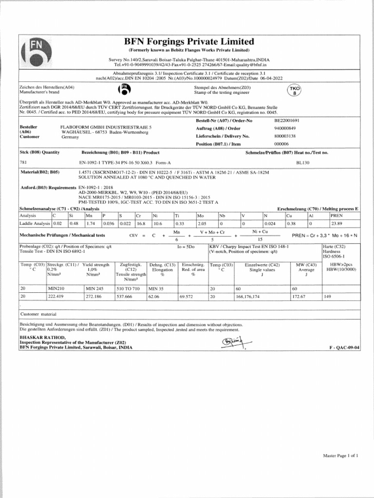 BA935353-002 BL130 V-Bund DN50 | PDF