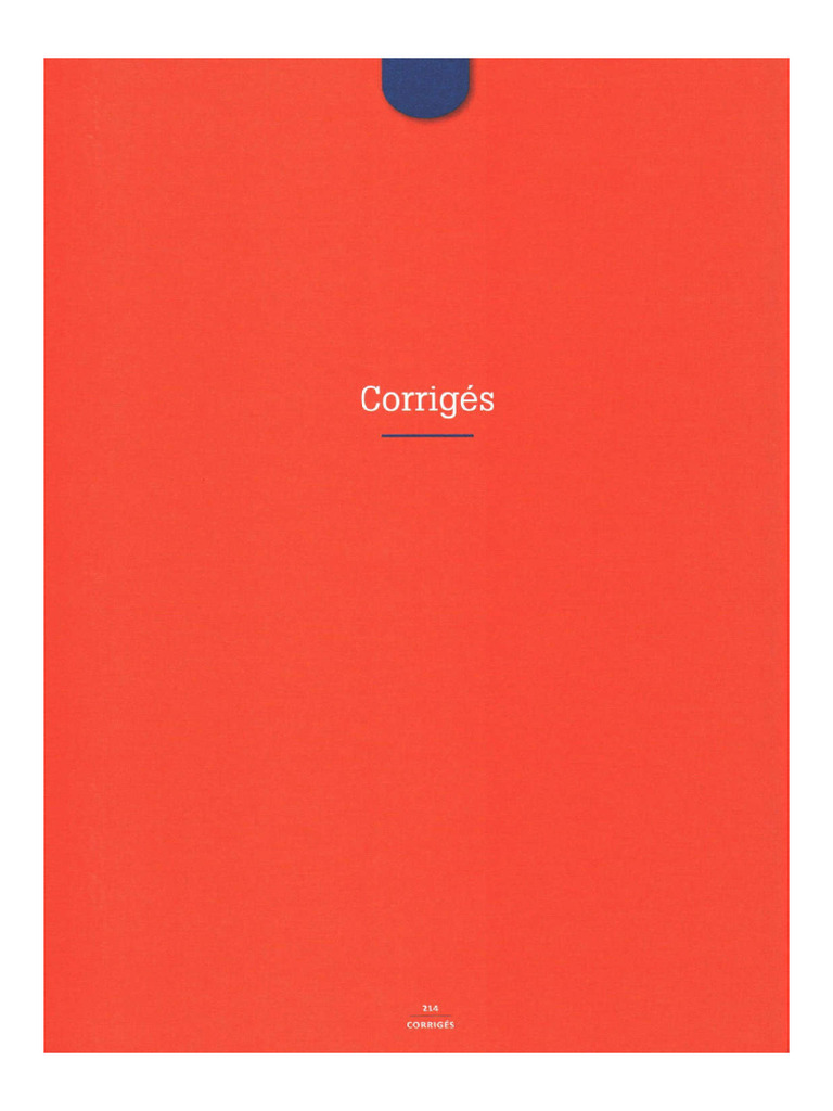 Vocabulaire Essentiel b1 Corrigés | PDF