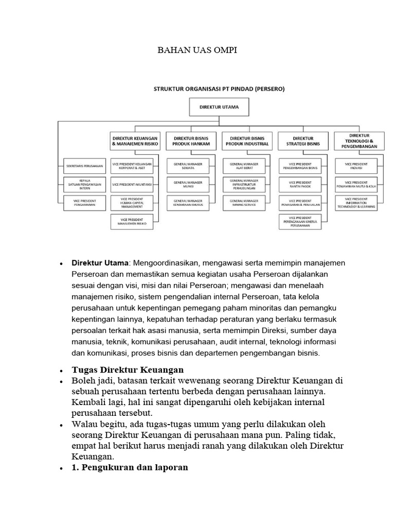 Bahan Uas Ompi | PDF