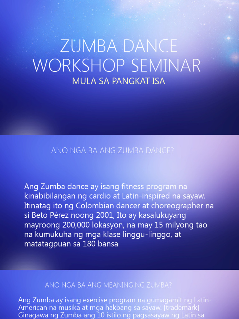 Zumba Dance Wor-Wps Office | PDF