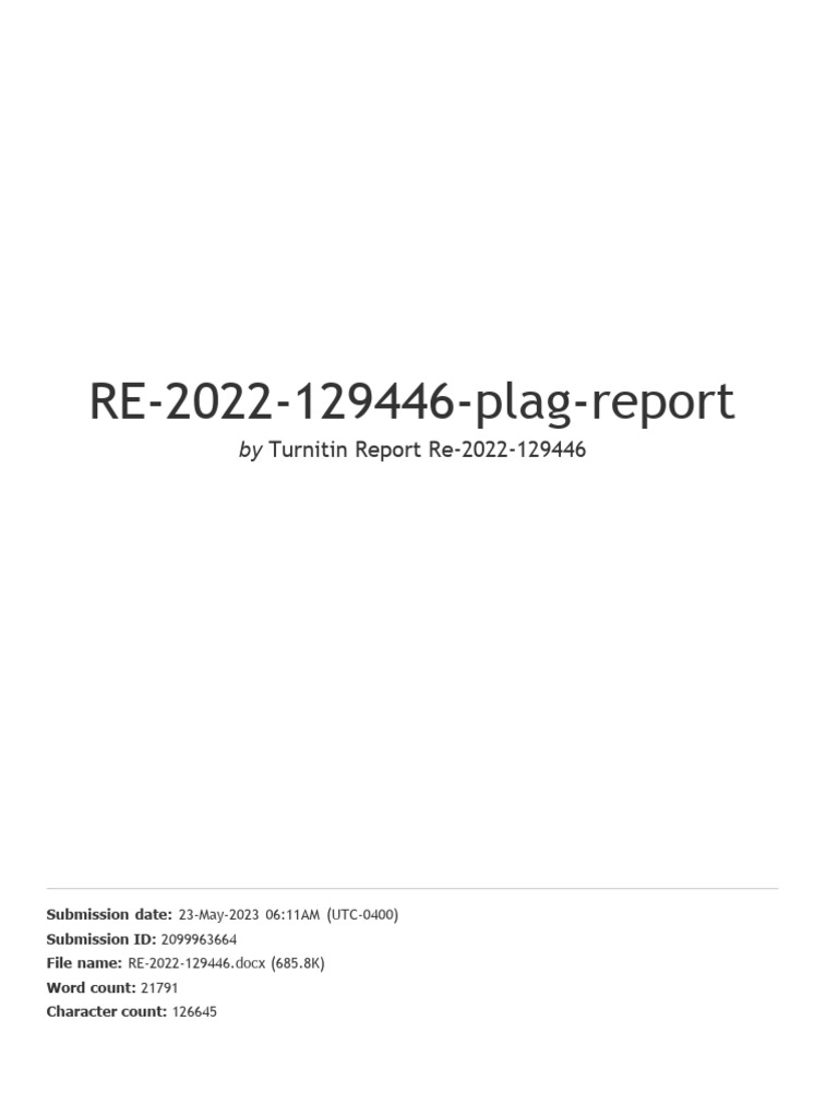 Plag Report | PDF