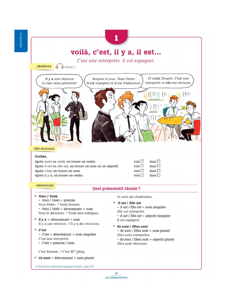 Grammaire Essentielle Du Francais A1 A2 PDF | PDF