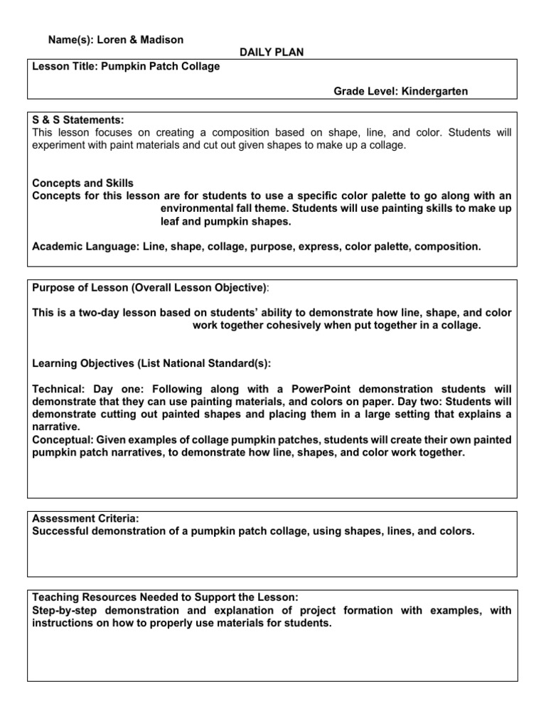 lesson plan day 3-final draft | PDF