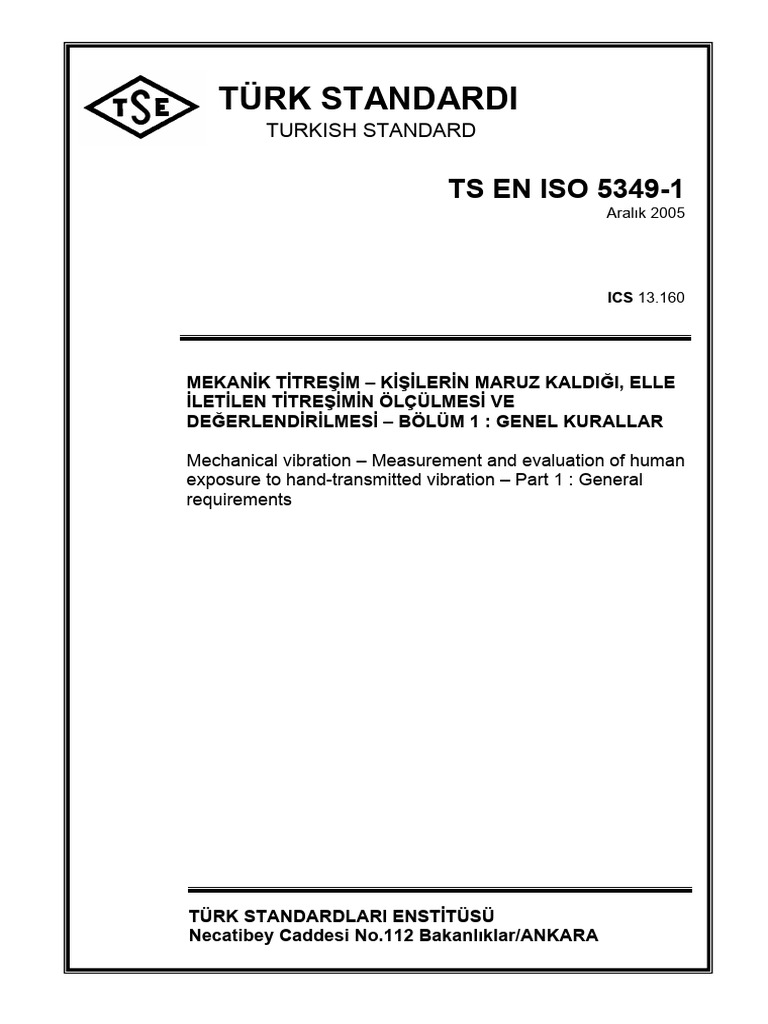 TS en Iso 5349-1 | PDF