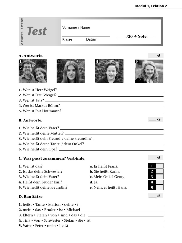 Modul 1 Lektion 2 Test | PDF