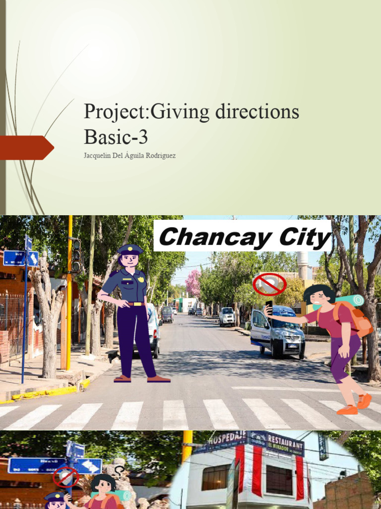 Project Basic 3 Giving Directions | PDF