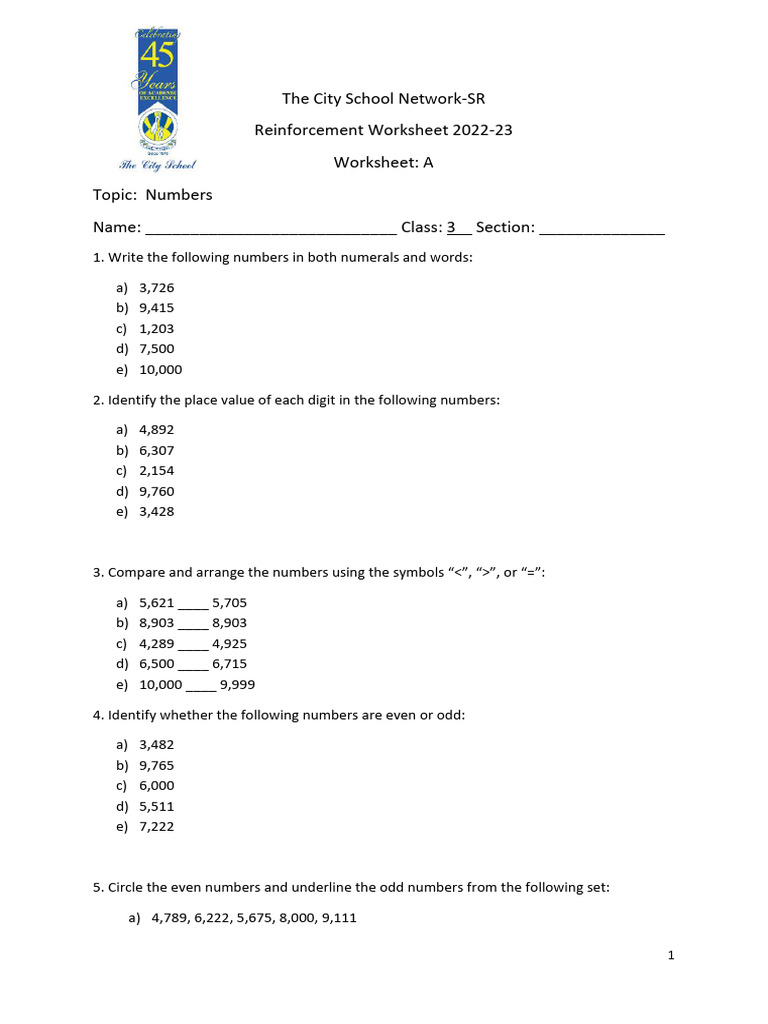 Grade 3 Worksheet A | PDF | Computers | Technology & Engineering