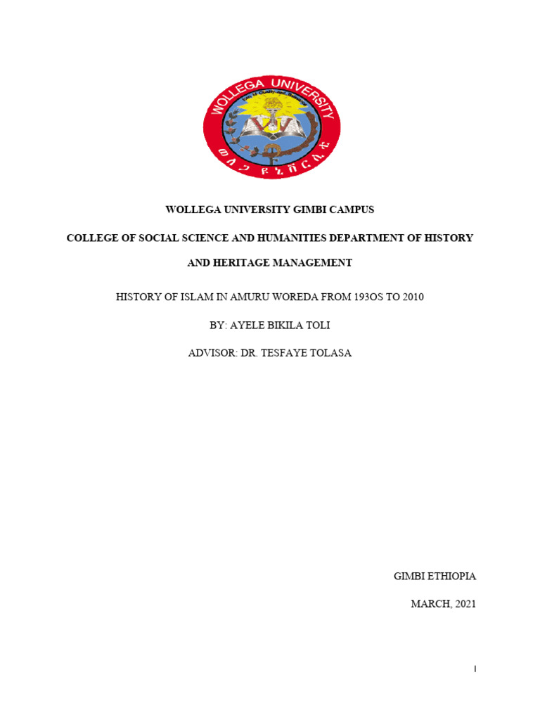 First Draft of Thesis | PDF