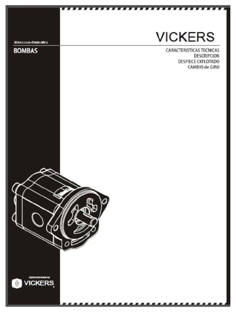 Data Tecnica Bomba Vickers TLM 2023 | PDF