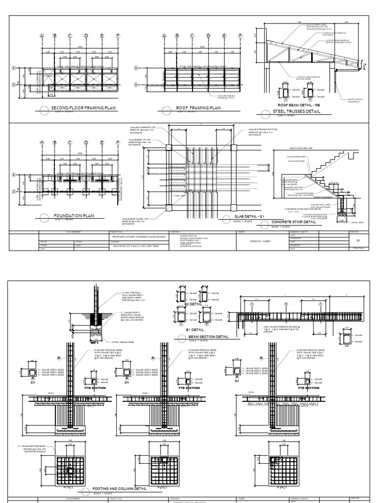 PLATE 1 - Excavation and Backfill | PDF | Truss | Buildings And Structures