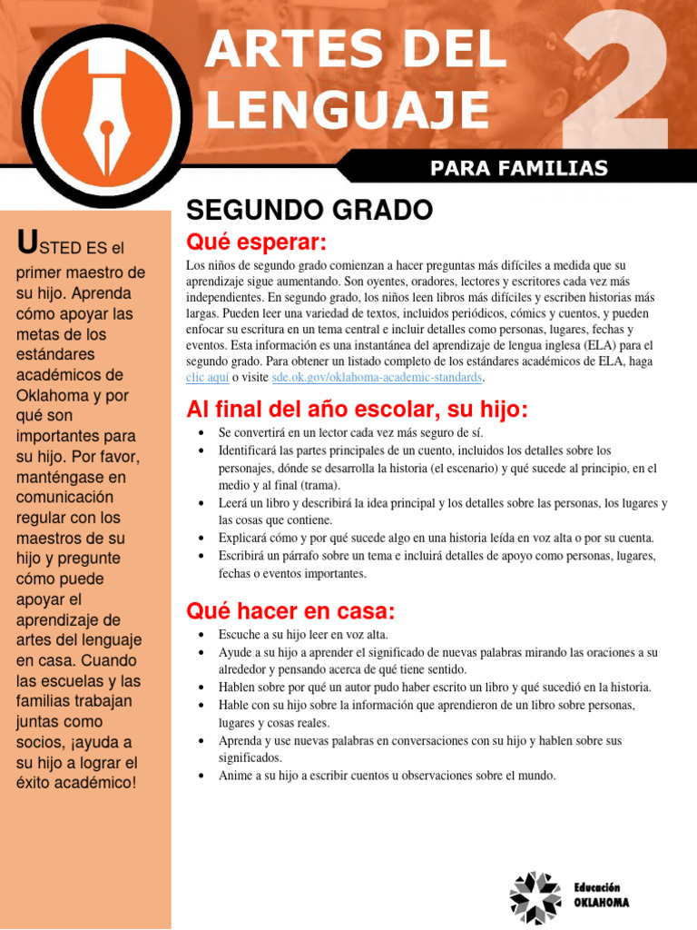 Family Guides - Spanish 2nd Grade | PDF