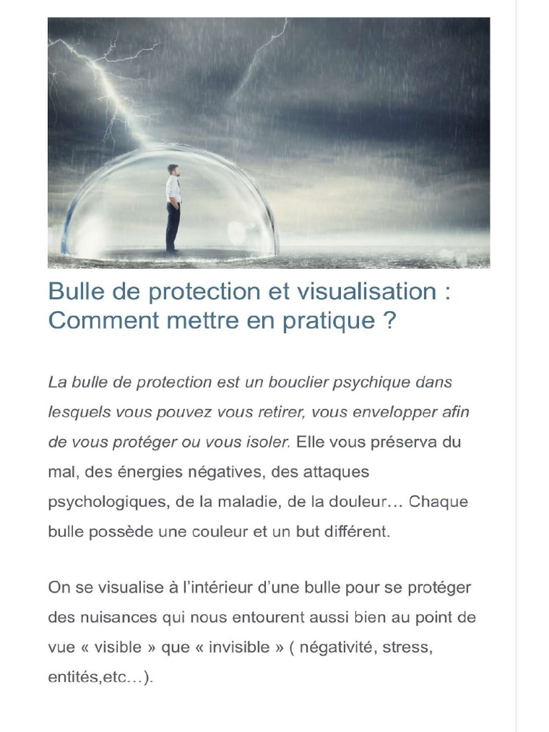 Bulle de Protection Ésotérique | PDF